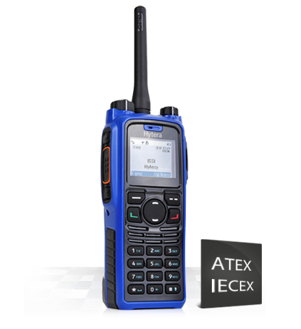 HYTERA PD795 ATEX PATLAYICI EMNİYETLİ EKRANLI DİJİTAL PROFE.